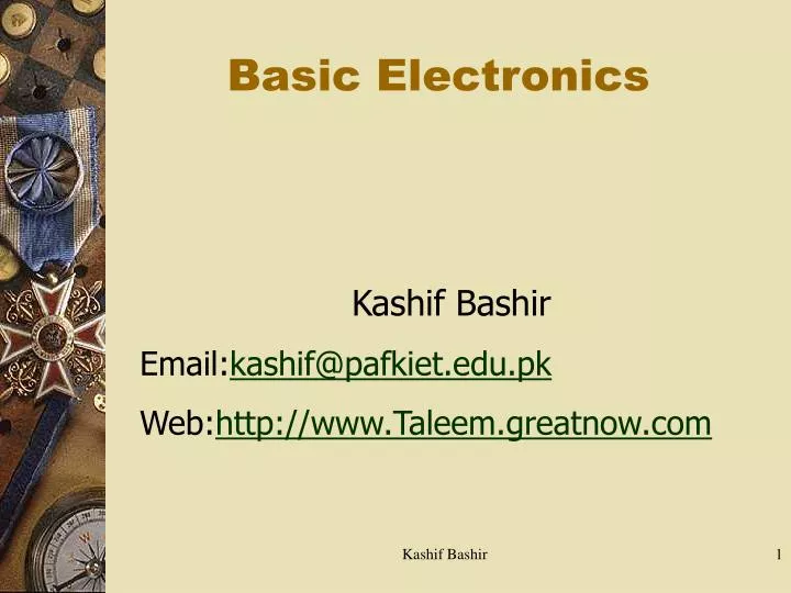 PPT - Basic Electronics PowerPoint Presentation, free download - ID:6409191