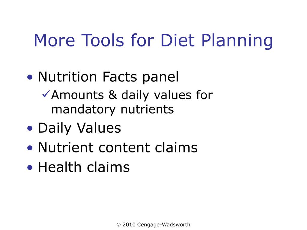 PPT - The Pursuit of a Healthy Diet PowerPoint Presentation, free ...