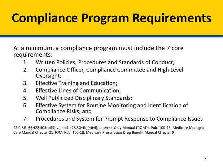 PPT - Medicare Parts C & D General Compliance Training PowerPoint ...