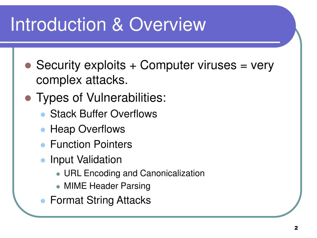 Ppt Blended Attacks Exploits Vulnerabilities And Buffer Overflow Techniques In Computer