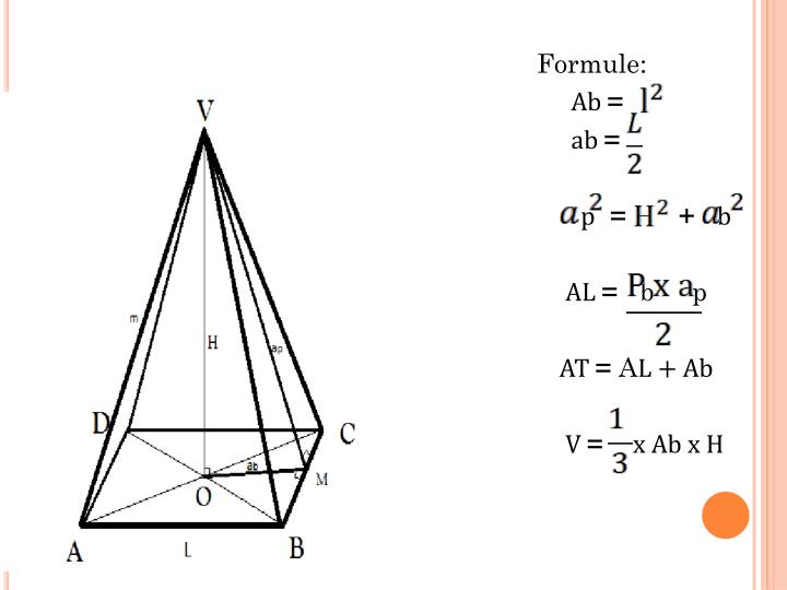PPT - Piramida patrulater ă regulat ă PowerPoint Presentation - ID:6414385