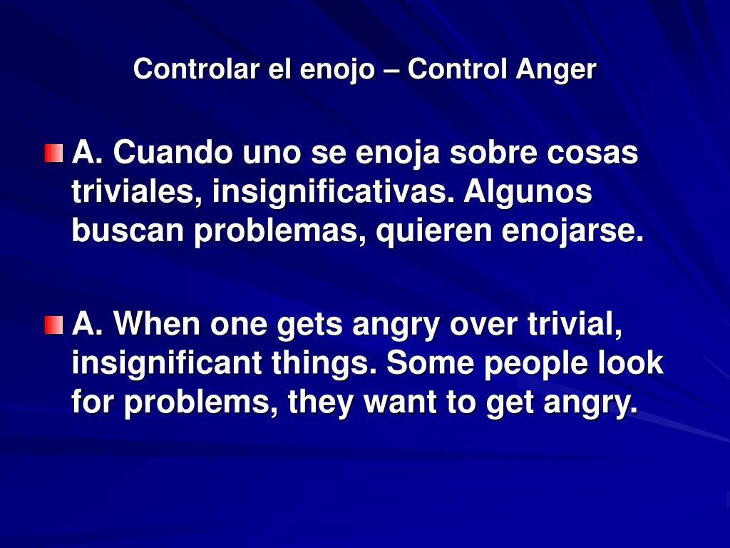 PPT - Controlar el Enojo Efesios 4:26, 27 PowerPoint Presentation, free ...