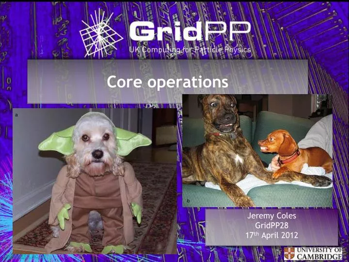 PPT - Core operations PowerPoint Presentation, free download - ID:6415319