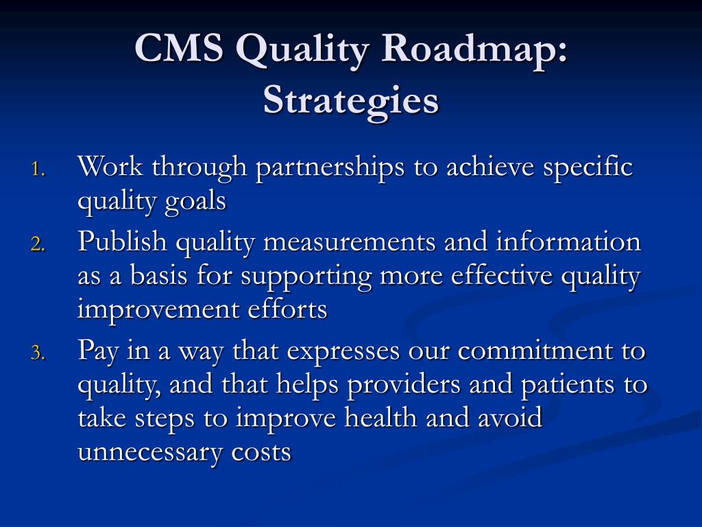 PPT - CMS in Transforming American Healthcare System PowerPoint ...