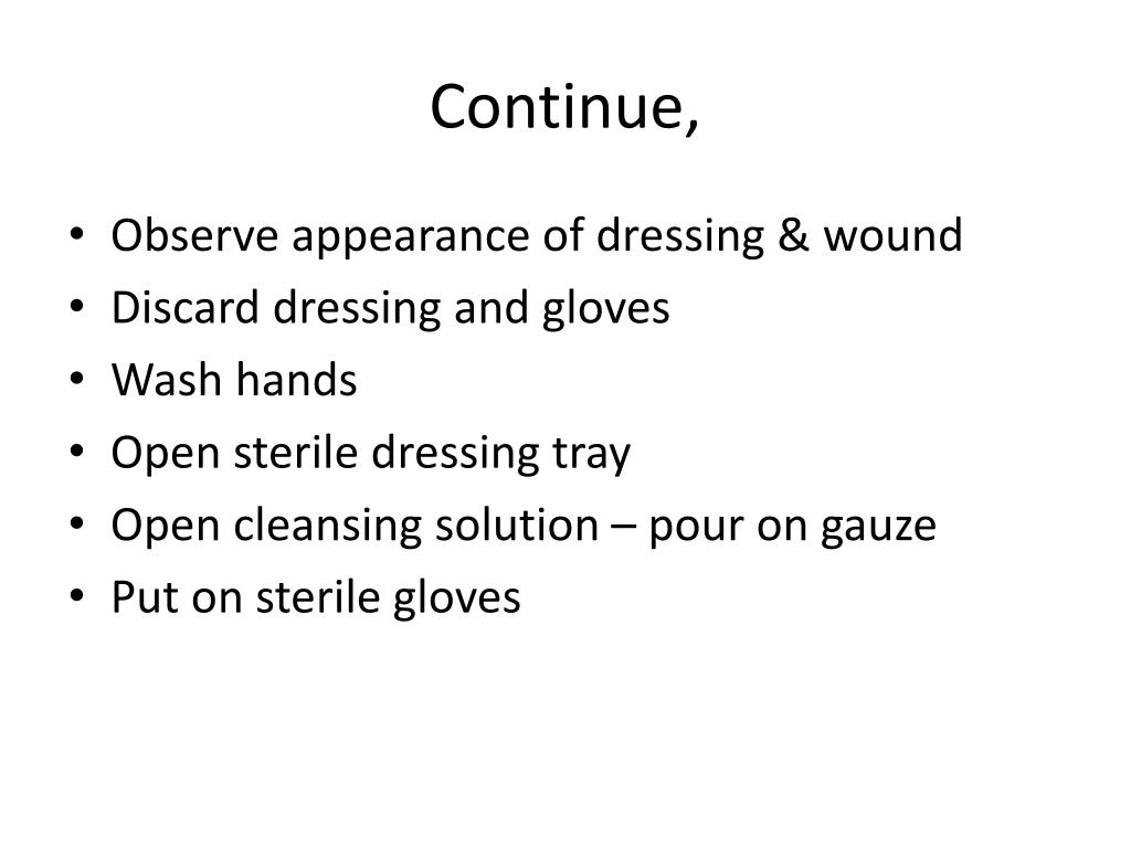 PPT - Sterile Dressings PowerPoint Presentation, free download - ID:6417924