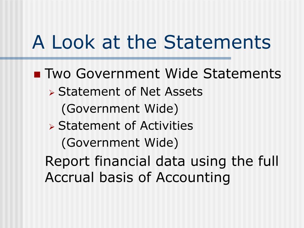 PPT - GASB #34 – Annual Financial Report PowerPoint Presentation, free ...