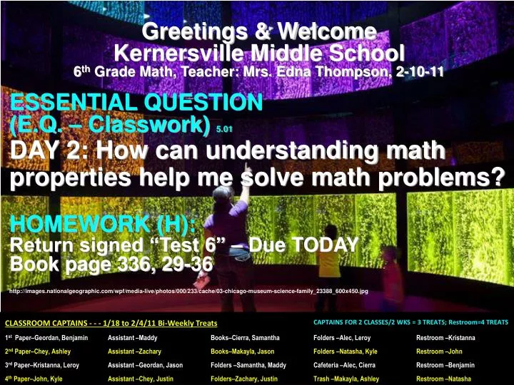 PPT - Greetings & Welcome Kernersville Middle School PowerPoint ...
