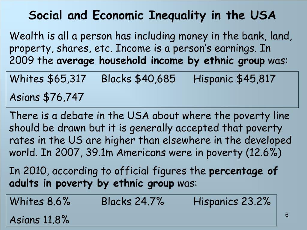 PPT - 7. Social and Economic Inequality in the USA PowerPoint ...