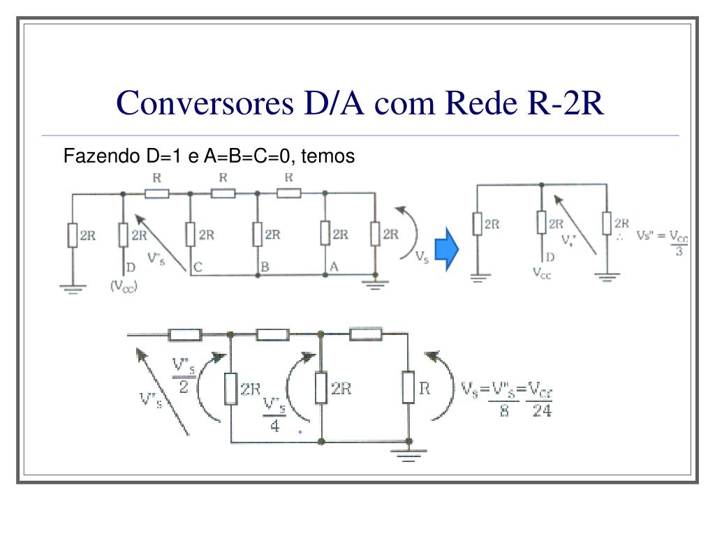 Ppt Eletrônica Digital Conversores Digital Analógico Powerpoint