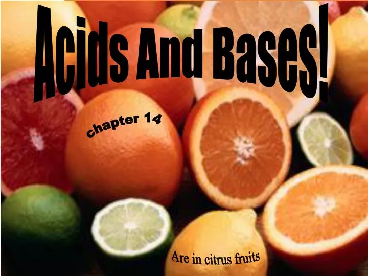 PPT - Acids And Bases! PowerPoint Presentation, free download - ID:6421816