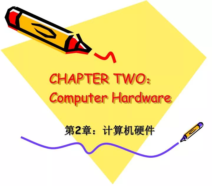 PPT - CHAPTER TWO ： Computer Hardware PowerPoint Presentation, free download - ID:6421973