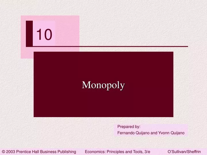 PPT - Monopoly PowerPoint Presentation, free download - ID:6423316