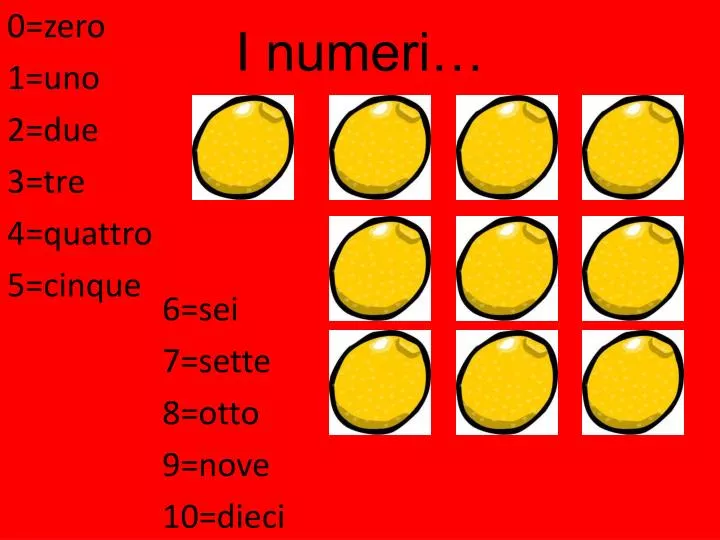 PPT - I numeri… PowerPoint Presentation, free download - ID:6426088