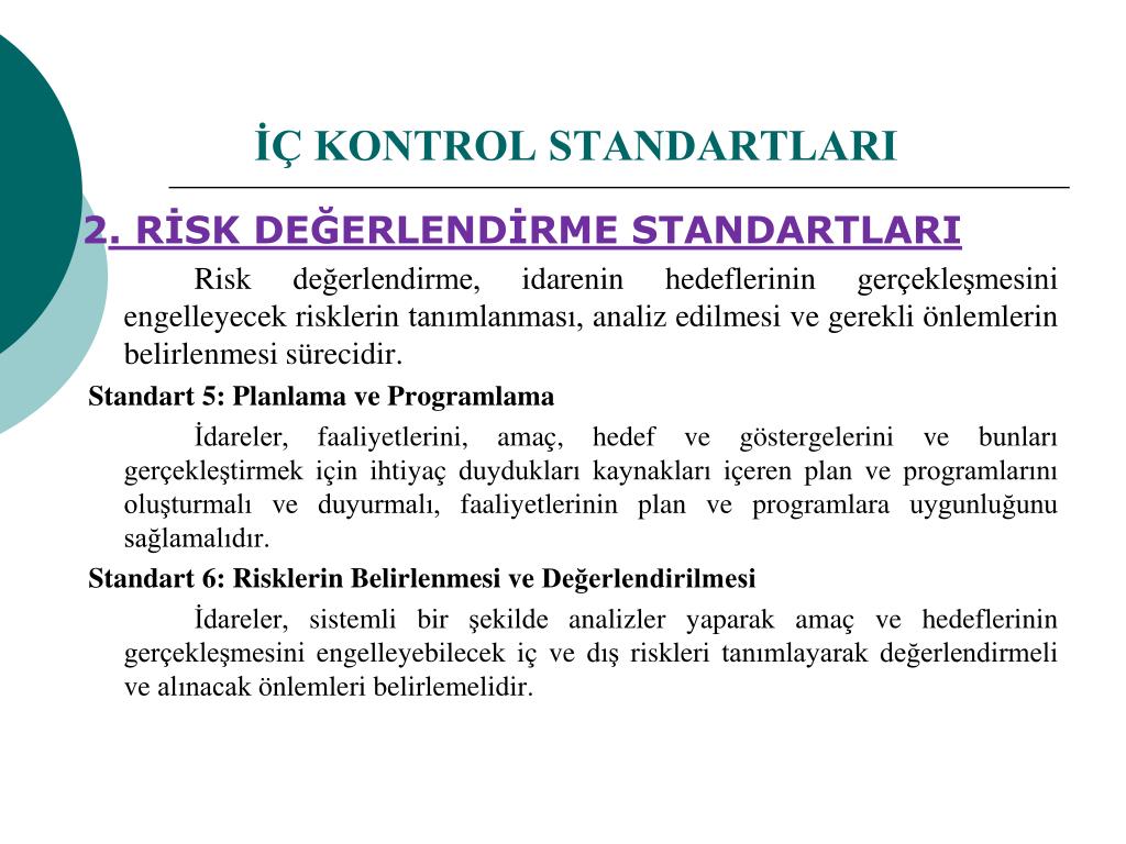 PPT - KAMU İÇ KONTROL STANDARTLARI UYUM EYLEM PLANI PowerPoint ...