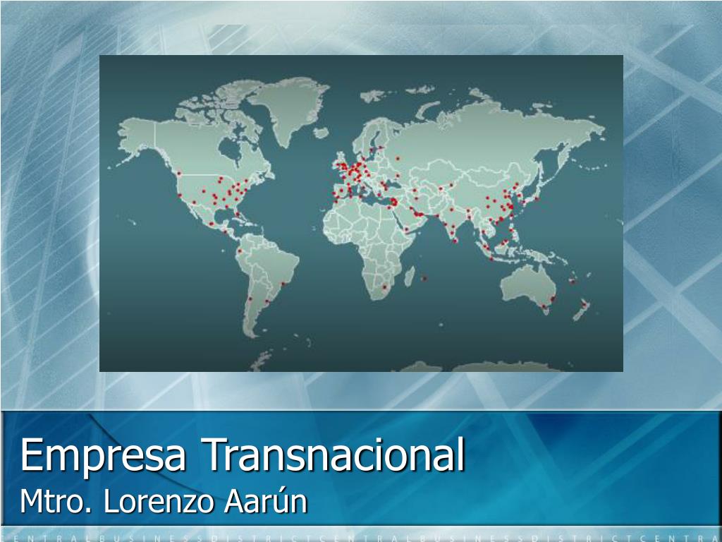 PPT - Empresa Transnacional PowerPoint Presentation, free download - ID ...
