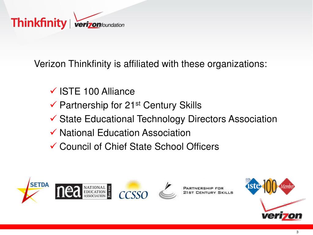 PPT - What is Verizon Thinkfinity? Catherine Giddens South Carolina ...