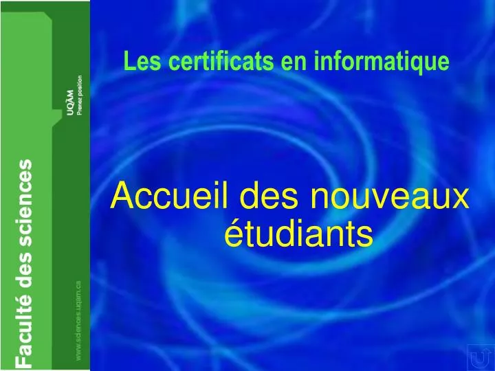 PPT - Les certificats en informatique PowerPoint Presentation, free ...