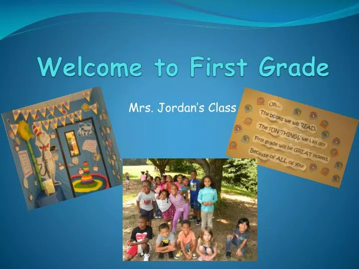 PPT - Welcome to First Grade PowerPoint Presentation, free download ...