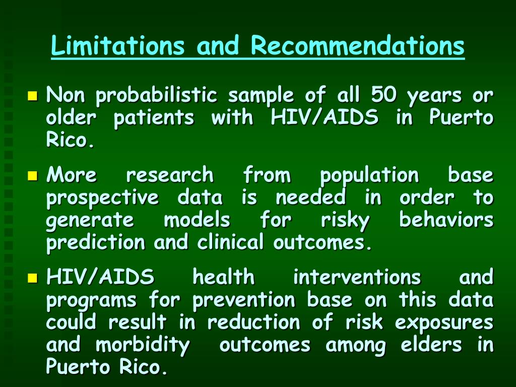 PPT - HIV/AIDS in Puerto Rican Patients 50 Years or Older PowerPoint ...