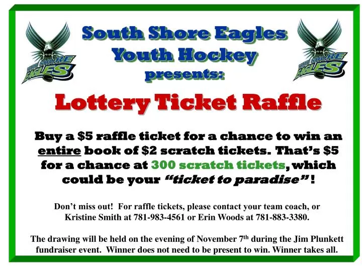 PPT - Don’t miss out! For raffle tickets, please contact your team ...