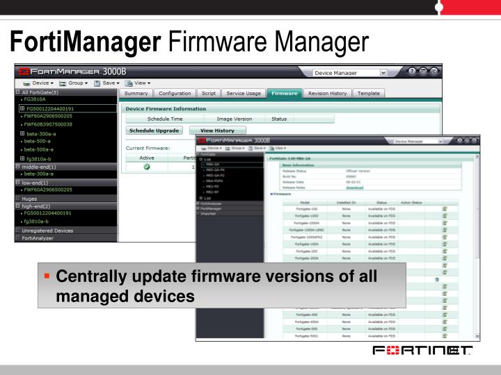 PPT - FortiManager PowerPoint Presentation - ID:6433390