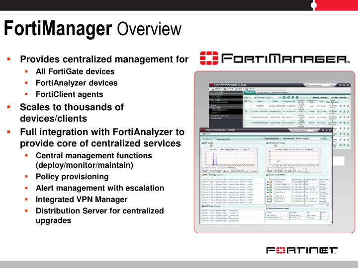 PPT - FortiManager PowerPoint Presentation - ID:6433390