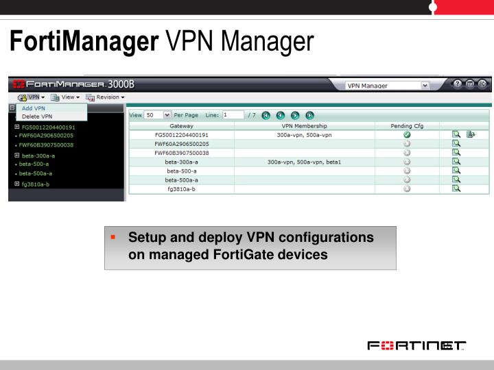 PPT - FortiManager PowerPoint Presentation - ID:6433390