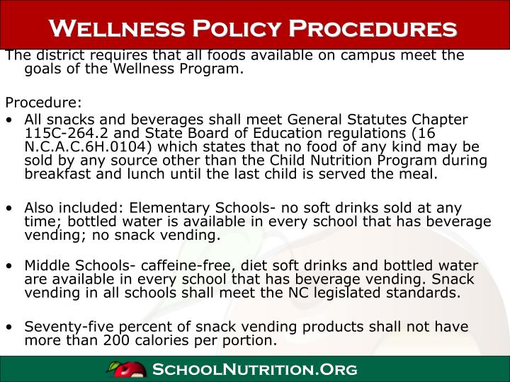 PPT - Implementing Wellness Policies PowerPoint Presentation - ID:6433664