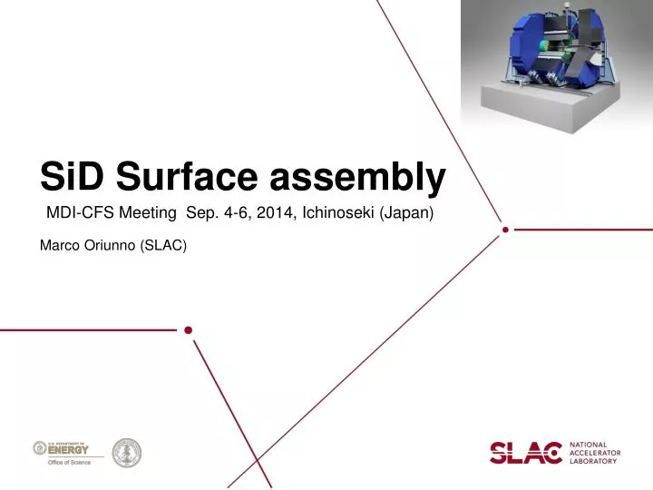 PPT - SiD Surface assembly PowerPoint Presentation, free download - ID ...