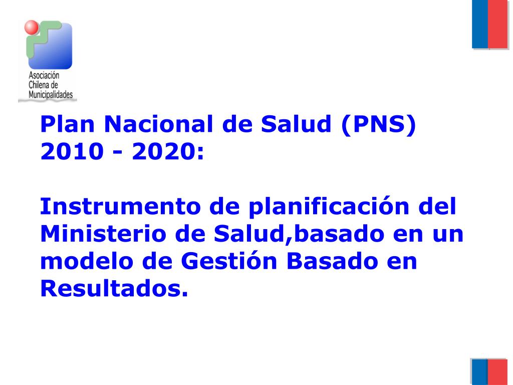 PPT - Plan Nacional de Salud PowerPoint Presentation, free download ...