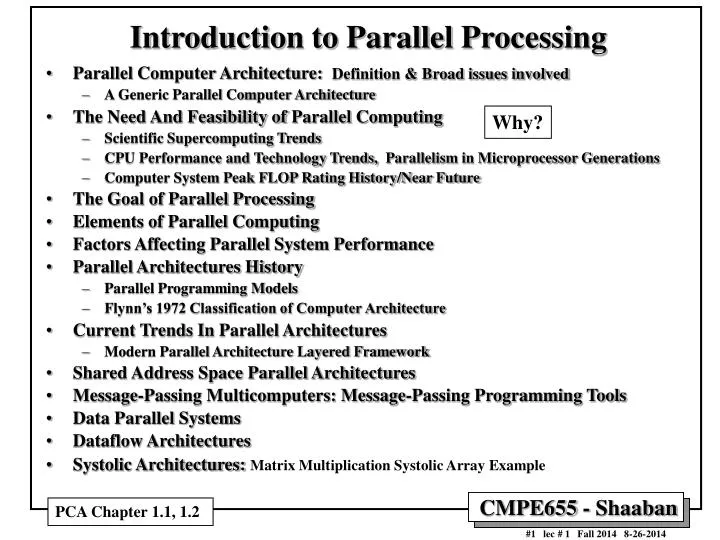 PPT - Introduction to Parallel Processing PowerPoint Presentation, free download - ID:6435372