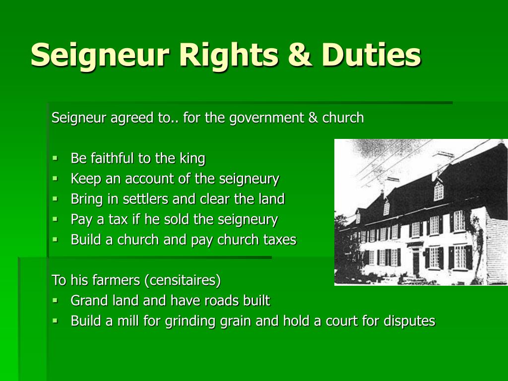 PPT - Seigneuries of New France PowerPoint Presentation, free download ...