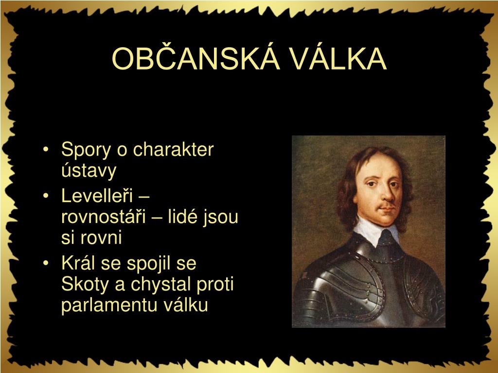 PPT - ANGLICKÁ BURŽOAZNÍ REVOLUCE PowerPoint Presentation, free ...