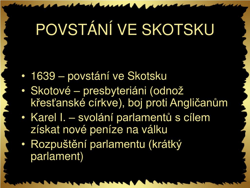 PPT - ANGLICKÁ BURŽOAZNÍ REVOLUCE PowerPoint Presentation, free ...