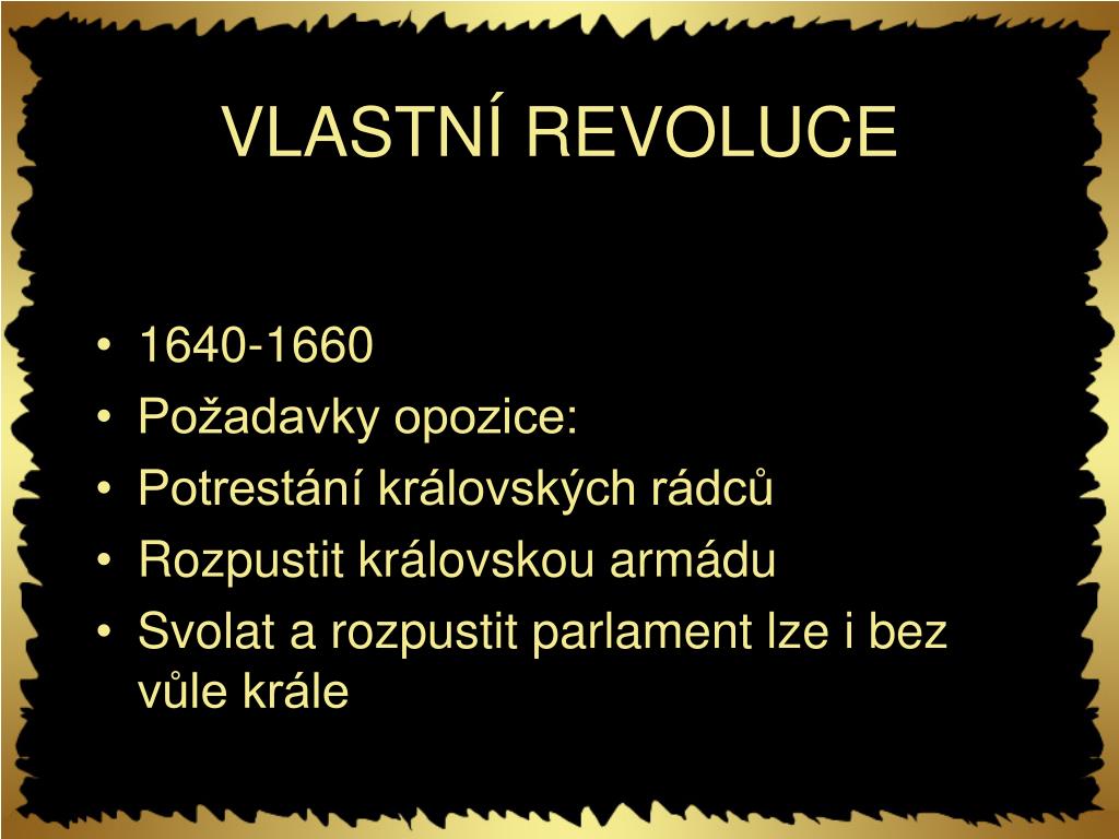 PPT - ANGLICKÁ BURŽOAZNÍ REVOLUCE PowerPoint Presentation, free ...