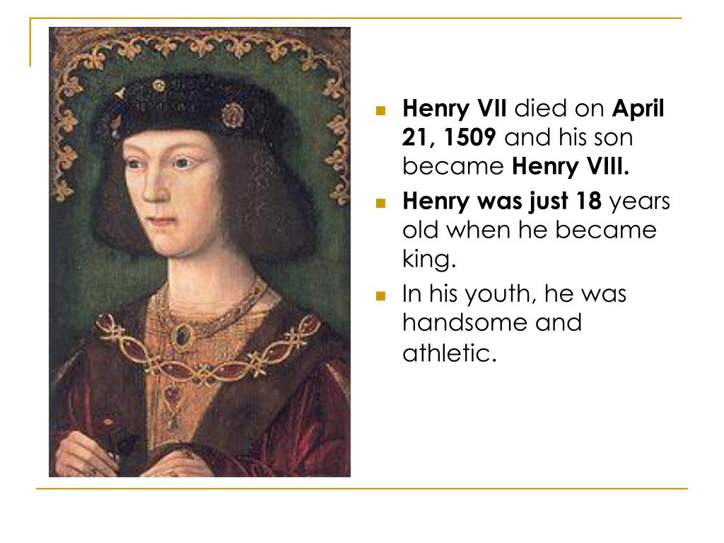 PPT - Henry VIII - King of England Tudor dynasty PowerPoint ...