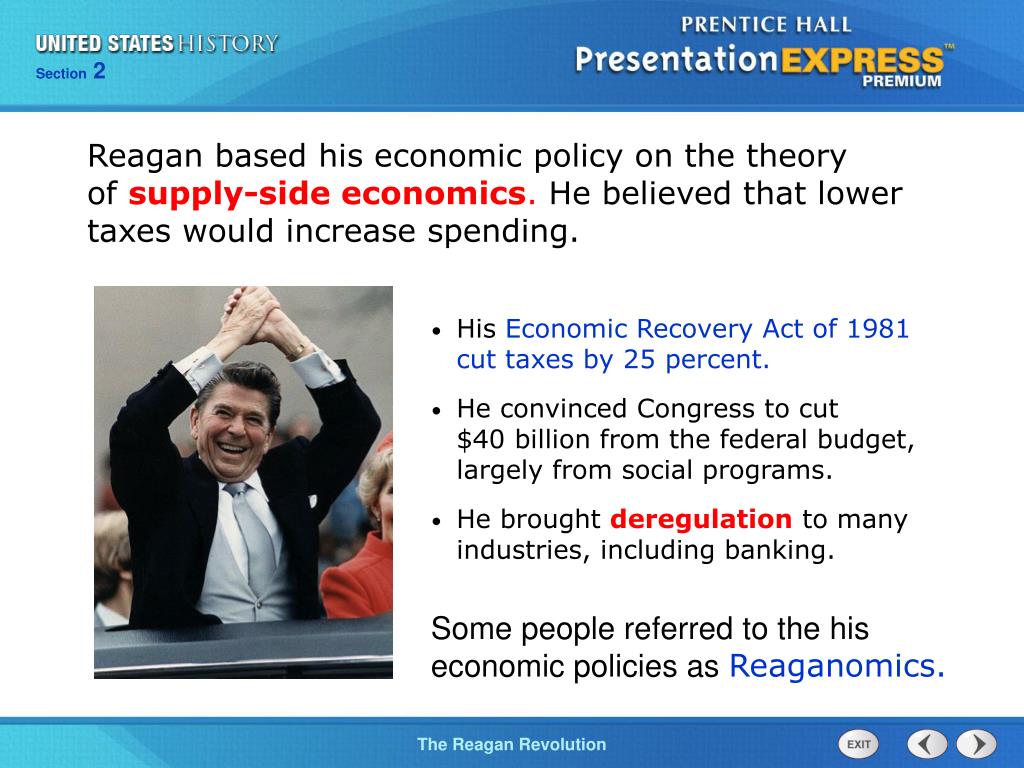 PPT - The Reagan Revolution: Economic Policies & Conservative Movement ...