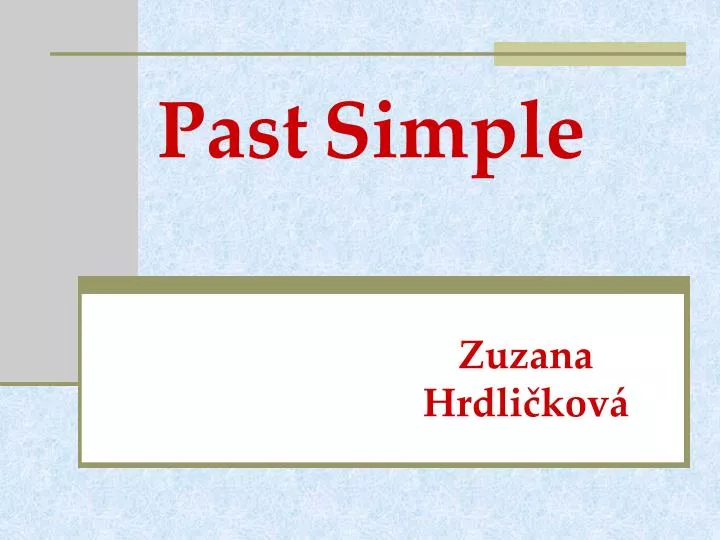 PPT - Past Simple PowerPoint Presentation, free download - ID:6443426