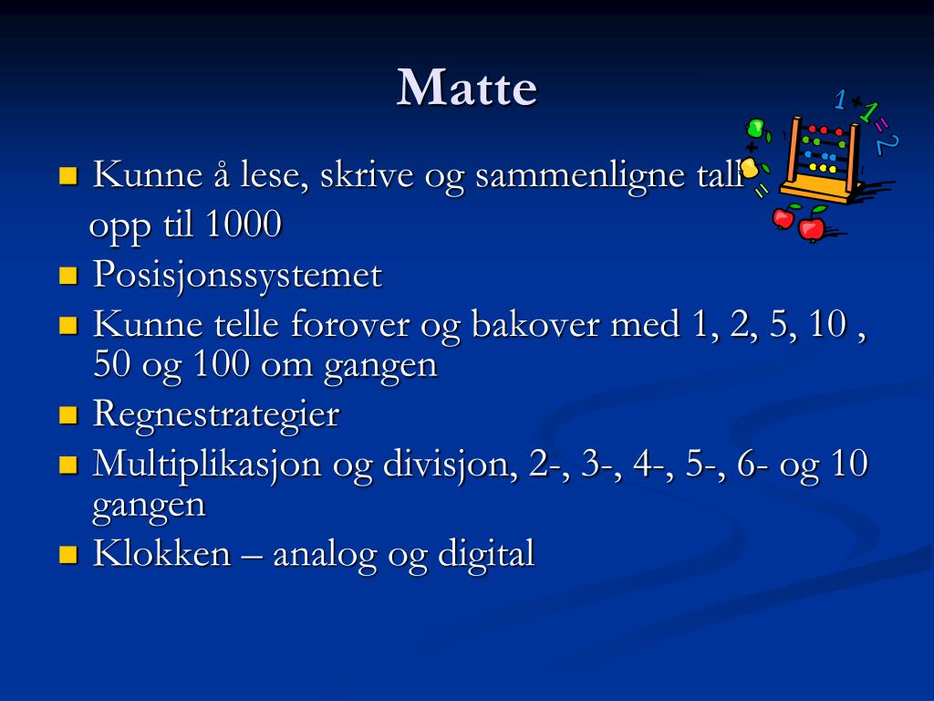 PPT - Velkommen til foreldremøte i 3.klasse PowerPoint Presentation ...