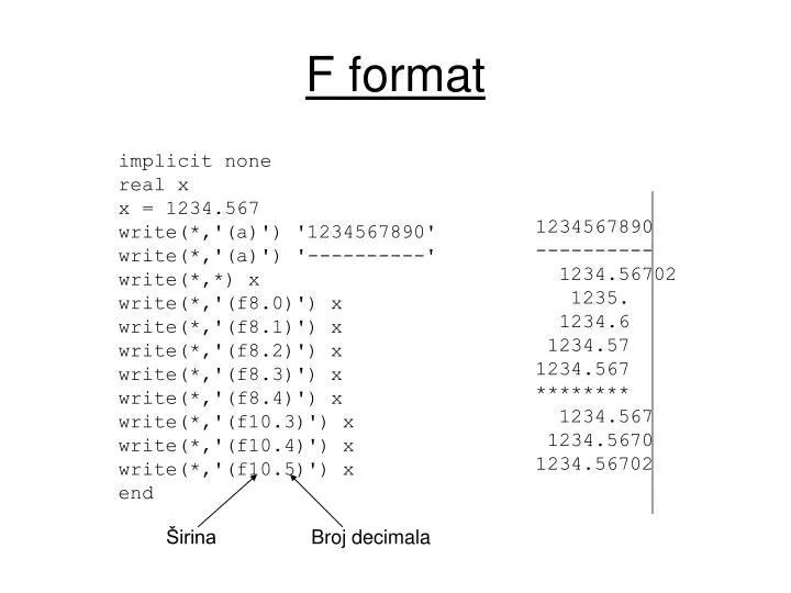 PPT - F format PowerPoint Presentation, free download - ID:6444439