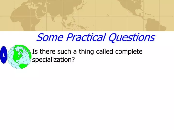 PPT - Some Practical Questions PowerPoint Presentation, free download ...
