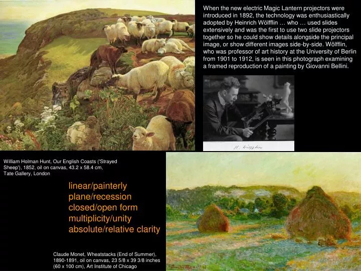 PPT - Claude Monet, Wheatstacks (End of Summer), 1890-1891, oil on ...