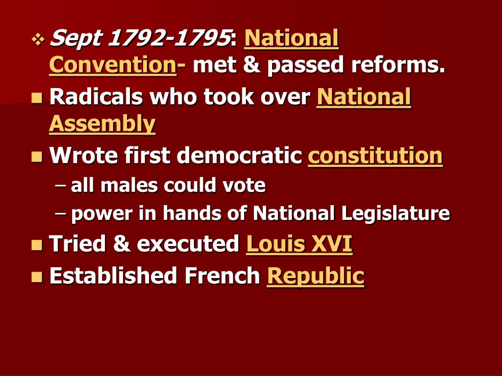 PPT - World History Chapter 11-The French Revolution Section 3- Dawn of ...
