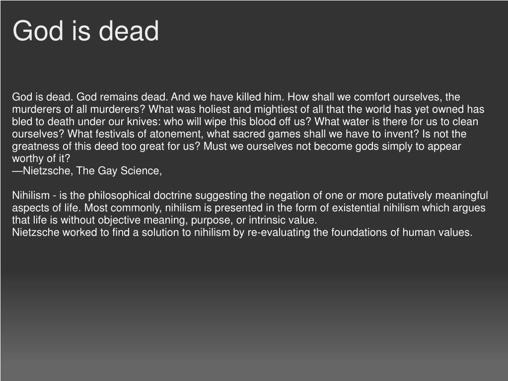 PPT - Friedrich Nietzsche (1844-1900) PowerPoint Presentation, free ...