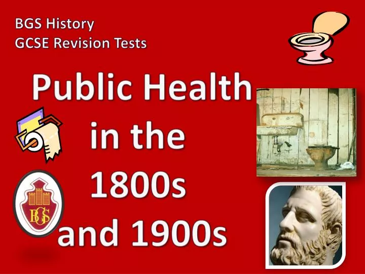 PPT - Public Health in the 1800s and 1900s PowerPoint Presentation ...