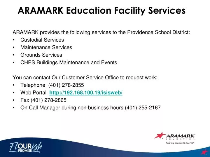 PPT - ARAMARK Education Facility Services PowerPoint Presentation, free ...