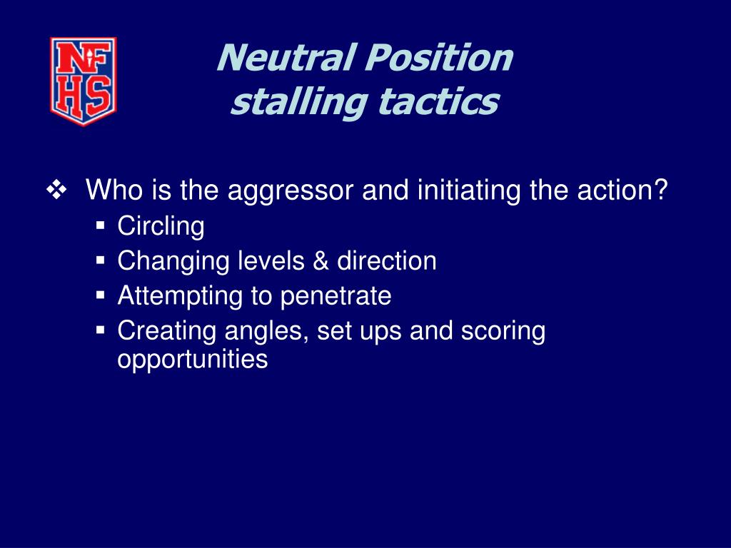 PPT - 2008-2009 NFHS Wrestling “Stalling” Dick Loewenstine Ohio State ...