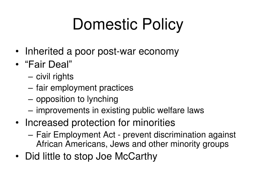 PPT - Harry S. Truman 1945-1953 PowerPoint Presentation, free download ...
