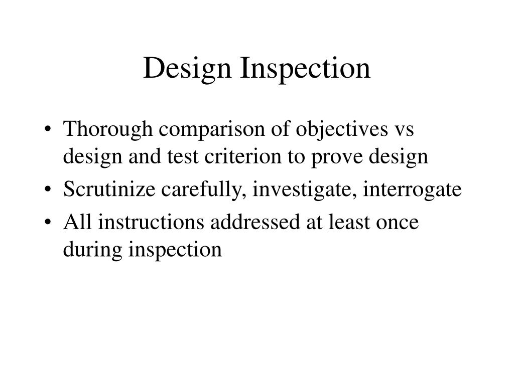 PPT - Code/Design Inspections PowerPoint Presentation, free download ...