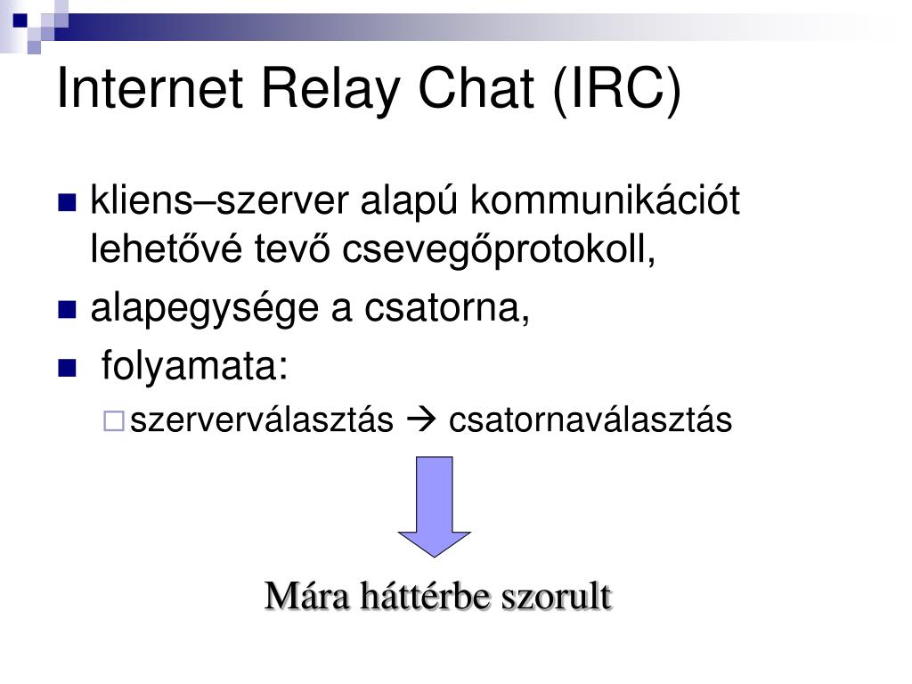 PPT - Online kommunikáció az interneten PowerPoint Presentation, free ...